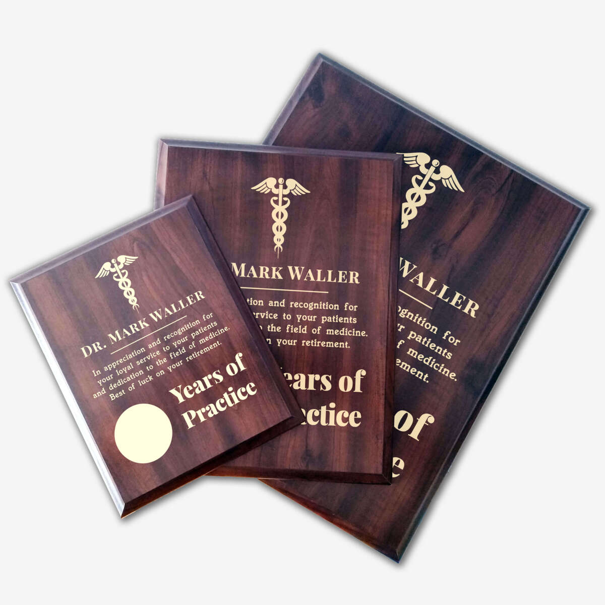 Doctor Retirement Gift | Medical Retirement Plaque Award – Marked ...