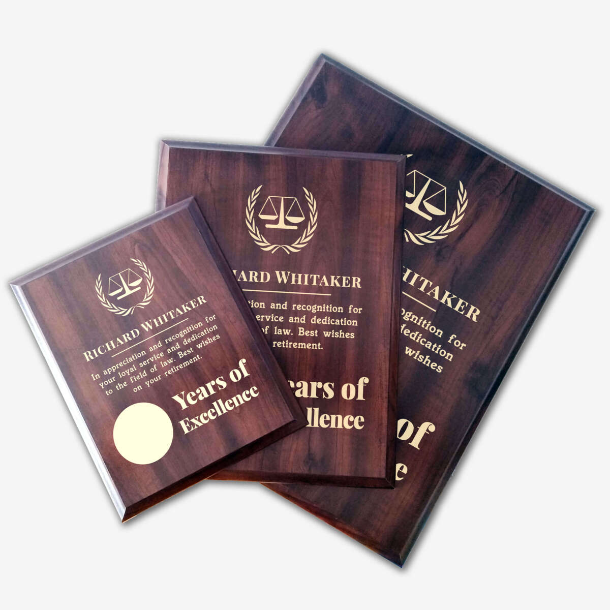 Lawyer Retirement Gift | Attorney Retirement Plaque Award – Marked ...