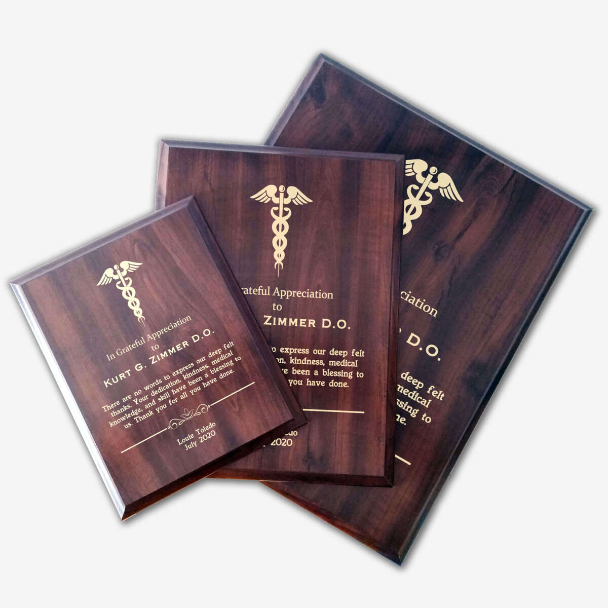 Doctor Thank You Appreciation Plaque | Doctor Recognition Gift – Marked ...